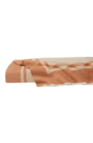 SFERRA Viletta Blanket - Sand/rust