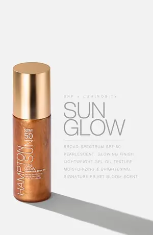 HAMPTON SUN Spf 50 Sun Glow Luminous Body Oil