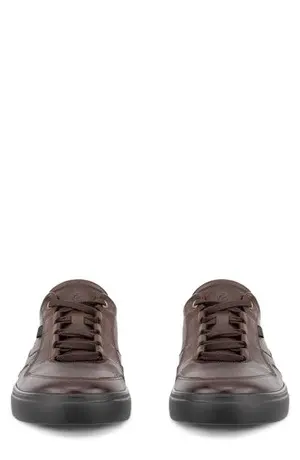Ecco Soft 10 Lace Up Sneakers - Camel
