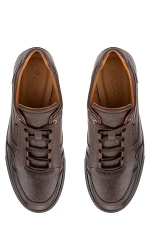Ecco Soft 10 Lace Up Sneakers - Camel