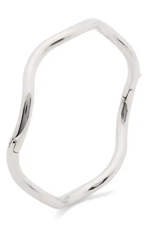 Kate Spade New York Wave Thin Bangle Bracelet - Silver