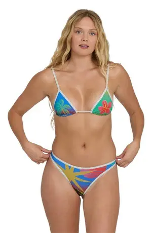 BILLABONG Midnight Tropics Skimpy Hike Bikini Bottoms