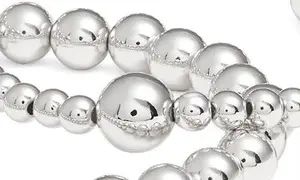 OPEN EDIT Assorted Pack Of 3 Stretch Bracelets - Silver