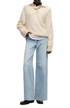 7 For All Mankind Lotta Tailorless Wide Leg Jeans