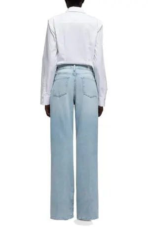 7 For All Mankind Lotta Tailorless Wide Leg Jeans