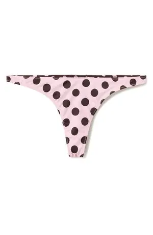Mango Reversible Polka Dot Bikini Bottoms - Pink