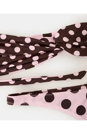 Mango Reversible Polka Dot Bikini Bottoms