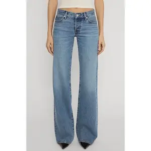 FRAME X Amelia Gray The Gray Relaxed Bootcut Jeans - Rapture