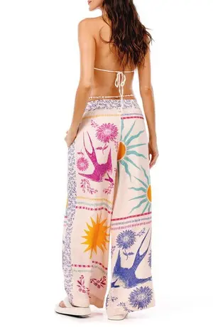 Agua Bendita Janis Alina Wide Leg Cover-up Pants
