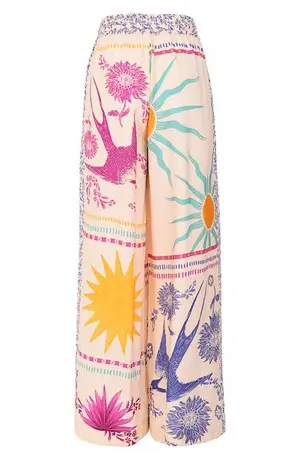 Agua Bendita Janis Alina Wide Leg Cover-up Pants