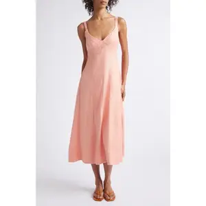 TOCCIN Arya Bustier Sleeveless Midi Dress - Sherbert