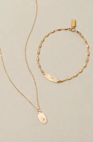 SET & STONES Zodiac Sign Id Bracelet