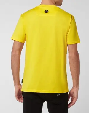 Philipp Plein T-shirt Round Neck - Yellow