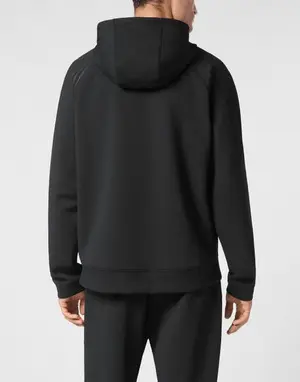 PLEIN SPORT Oversized Technical Hoodie Sweatshirt