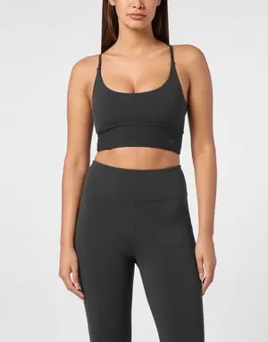 PLEIN SPORT Sport Bra - Black