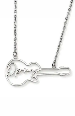 CUFFLINKS, INC. Grand Ole Opry Guitar Pendant Necklace