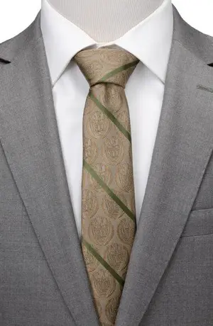 CUFFLINKS, INC. Groot Patterned Silk Blend Neck Tie