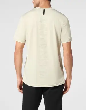 PLEIN SPORT Reflective T-shirt Round Neck Ss - Grey