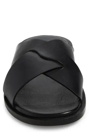 Tecovas Lexington Leather Slide Sandal - Midnight
