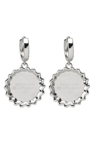 CUFFLINKS, INC. Diet Coke Hoop Earrings