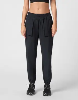 PLEIN SPORT High-waisted Stretch Jogging Pants - Black