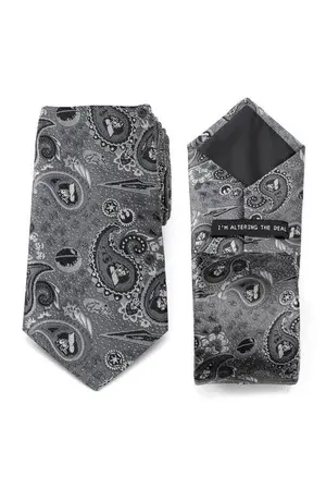 CUFFLINKS, INC. Star Wars Paisley Tie - Gray