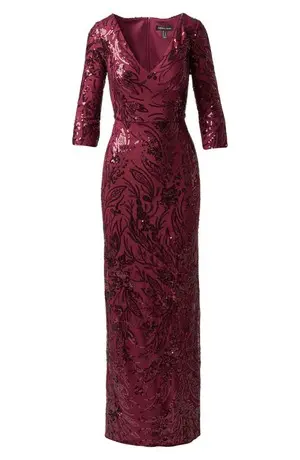 Adrianna Papell Sequin Gown