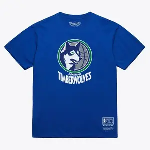 Mitchell & Ness Minnesota Timberwolves Hardwood Classics Arch T-shirt - Royal