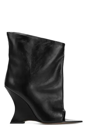 NAKED WOLFE Reptile Embossed Leather - Black
