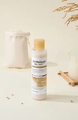 DR MELAXIN Peel Shot Glow White Rice Toner