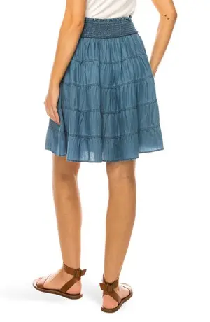 A COLLECTIVE STORY Smocked Waist A-line Skirt