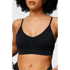 BRABAR Everyday Seamless Bra With Back-closure - Black