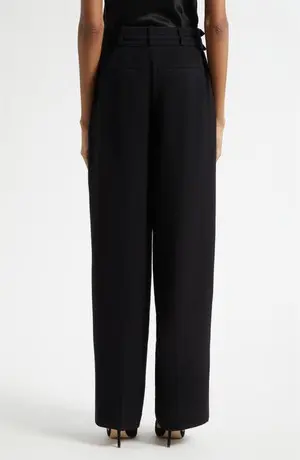 Cinq À Sept Maelor Pintuck Double Belt Pants