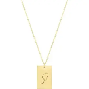 SET & STONES Stella Initial Necklace - Gold/z