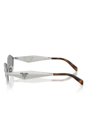 Prada 57mm Irregular Sunglasses