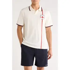 LES DEUX England Johnny Collar Football Jersey - Light Ivory