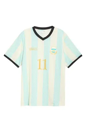 LES DEUX Argentina V-neck Football Jersey