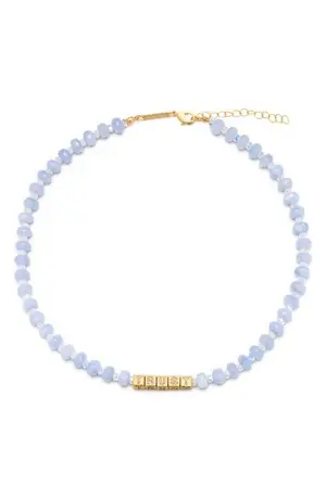 LITTLE WORDS PROJECT Bolder Trust Necklace With Pavé Cubic Zirconia
