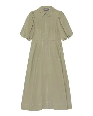 Mint Velvet Utility Zip Midi Shirt Dress