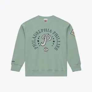 Mitchell & Ness Philadelphia Phillies Yacht Rock Fleece Sweatshirt - Green