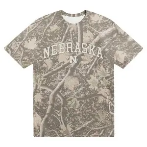 USCAPE APPAREL Nebraska Huskers Back Bay Heavyweight T-shirt - Camo