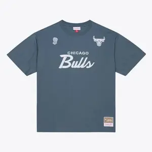 Mitchell & Ness Chicago Bulls Thunderstorm T-shirt - Blue