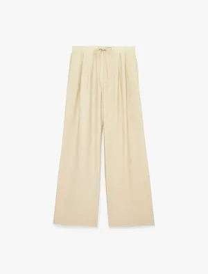 KOTON Mid-rise Wide Leg Trousers