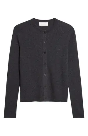LISA YANG Ribbed Cotton & Cashmere Cardigan