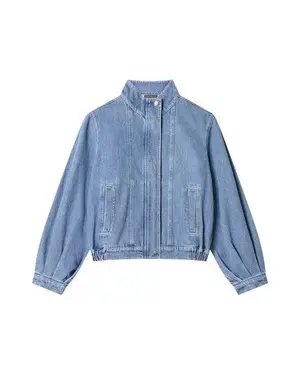 Mint Velvet Denim Bomber Jacket