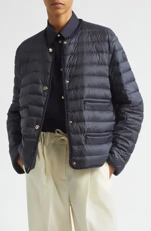 Moncler Circaete Quilted Down Jacket - Blue