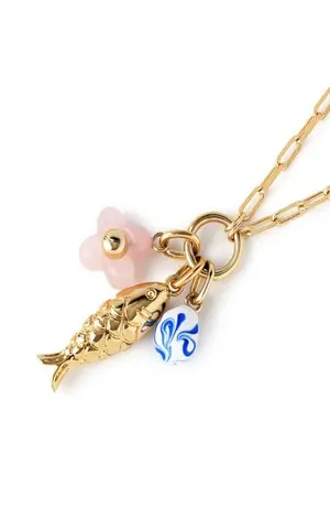 ANA LUISA Floral Charm Necklace