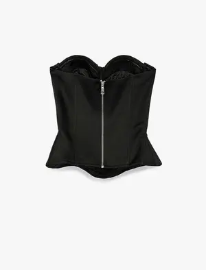 KOTON Structured Satin Strapless Corset