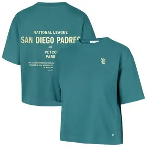 '47 San Diego Padres Contemporary Basics Leon City T-shirt - Teal