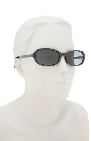 Bp. Rectangular Wrap Sunglasses - Black